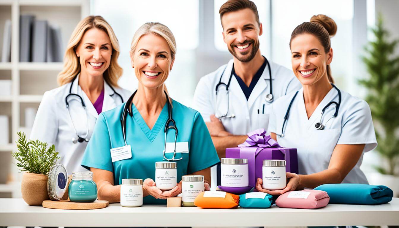 Showing appreciation for healthcare workers with custom gifts