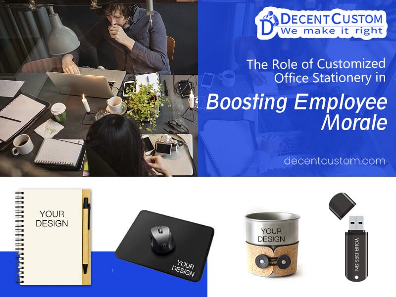 Boost Employee Morale with Customized Office Stationery | DecentCustom