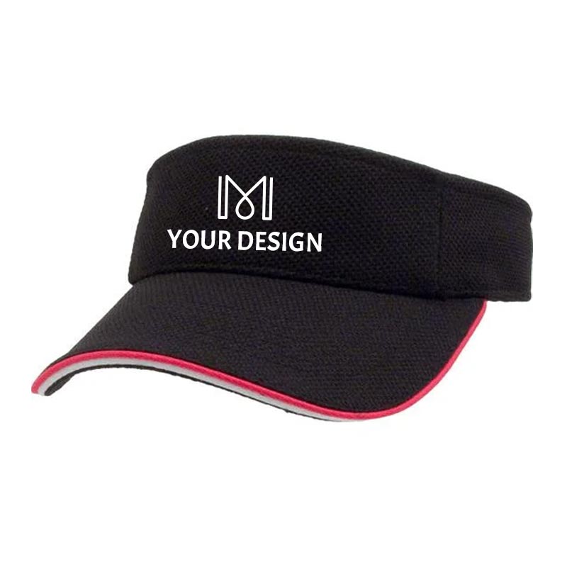 Decentcustom Cool Mesh Double Sandwich Visor - Custom Logo Adjustable ...