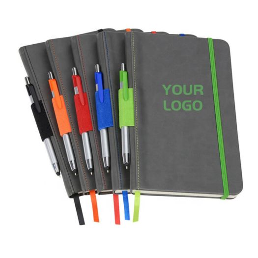 Marketing Giveaways Office Notebooks with Pen Promotional Notebook with ...