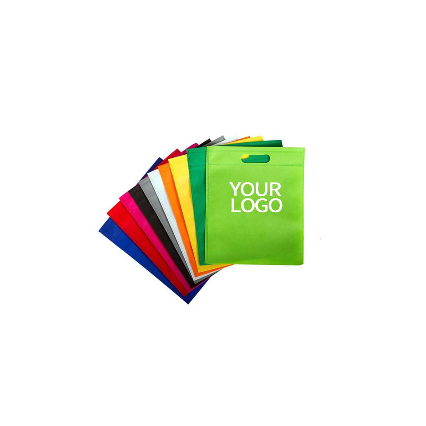 Personalized Logo Printed Die Cut Non-woven Retail Gift Bag Shopping ...