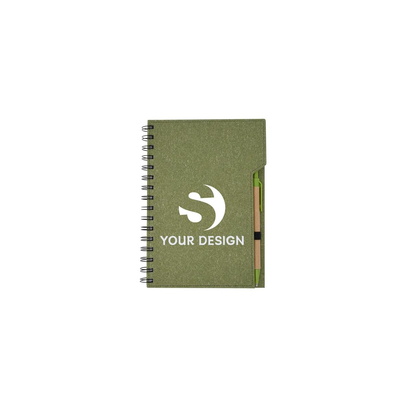 Eco-Friendly Inspire Spiral Notebook - Organize Creatively