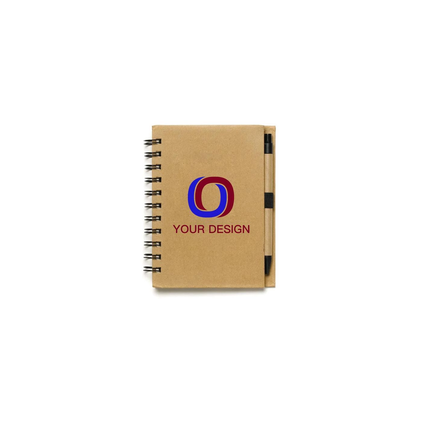 Eco-Friendly Recycled Jotter Notebook with Pen