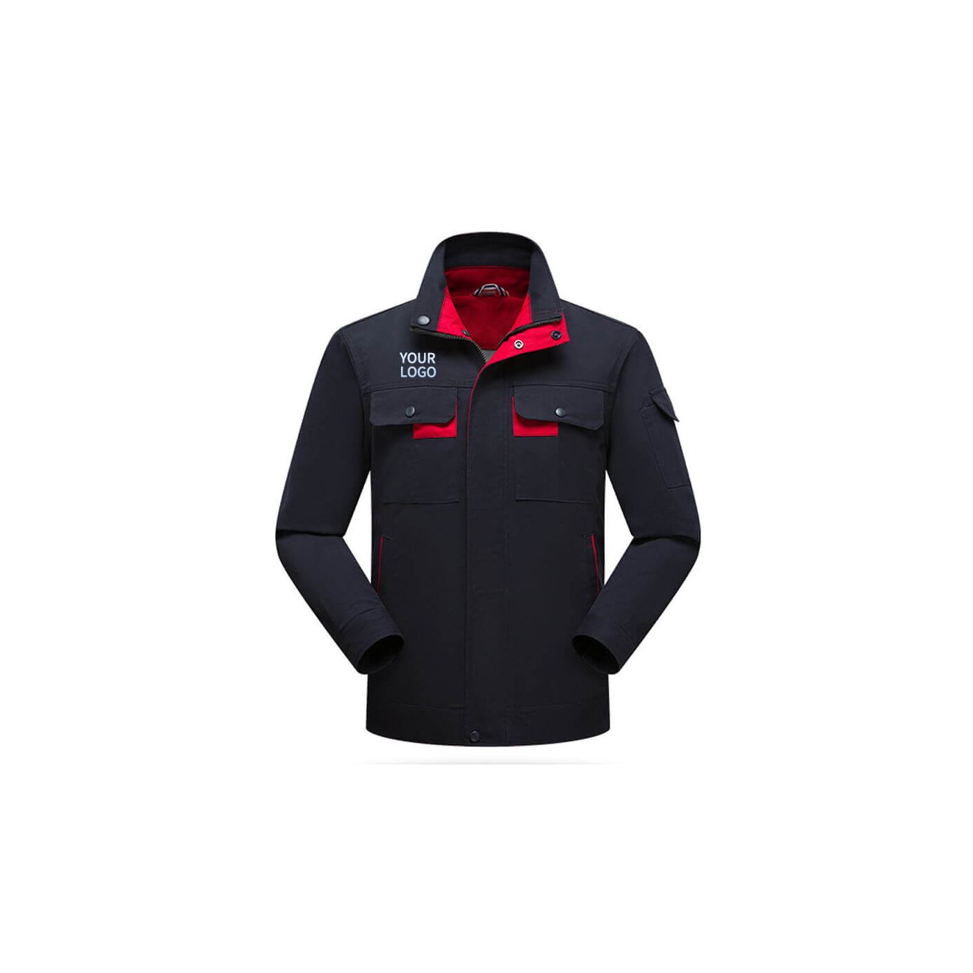 Customize Worker Uniform with Logo Print for Enterpise Labour Coat