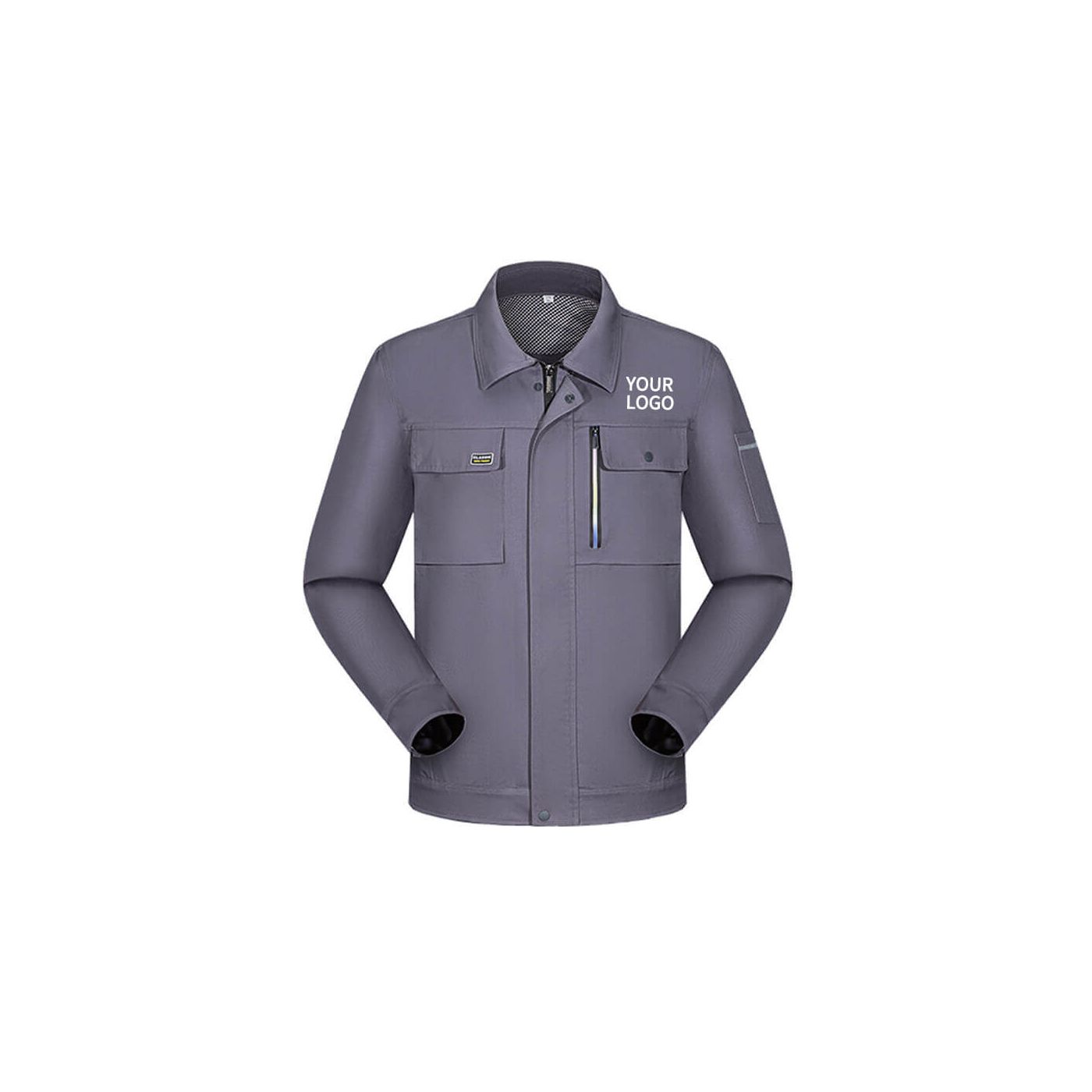 Custom Long Sleeve Work Wear with Enterprise Logo Print Jacket Labor ...