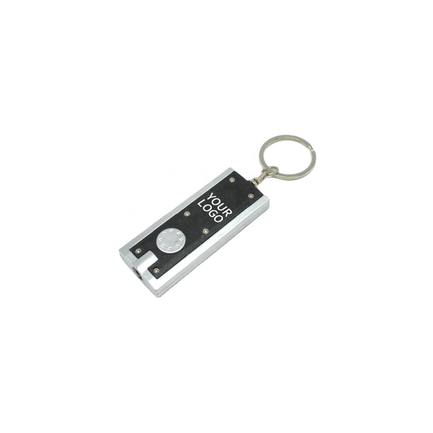 Custom Promotional LED Light Flashlight Keyring Portable Ultra Bright ...