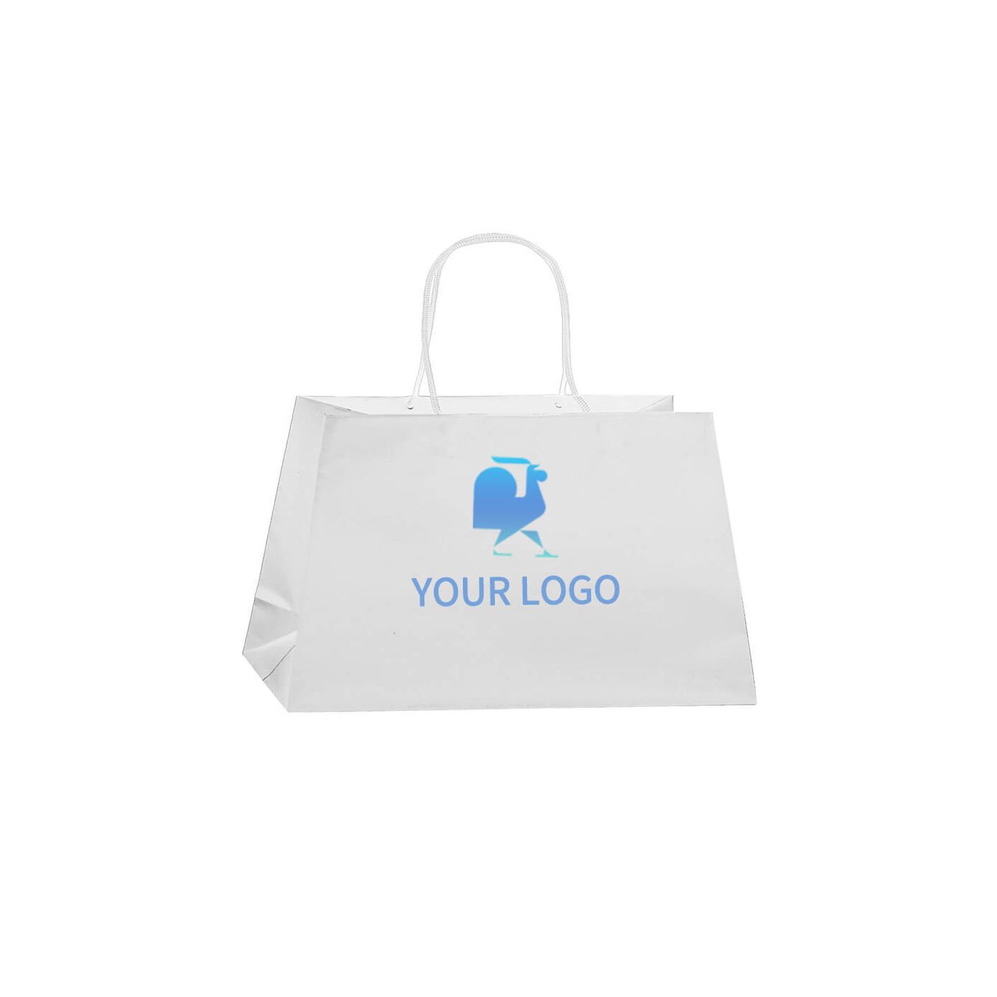 Custom Trapezoid Gift Bag with Your Logo Print to Get Your Brand or ...