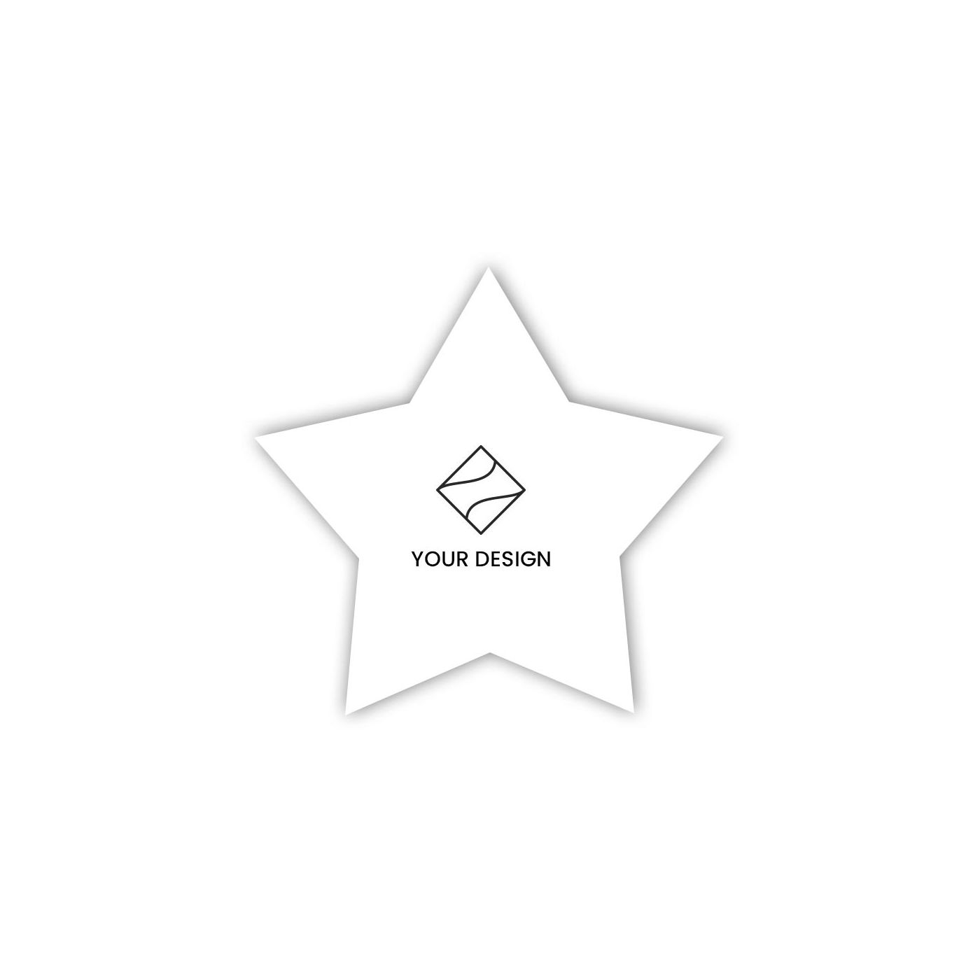 Custom Laminated Star Lapel Pin – Durable, Unique, Full Color Imprint