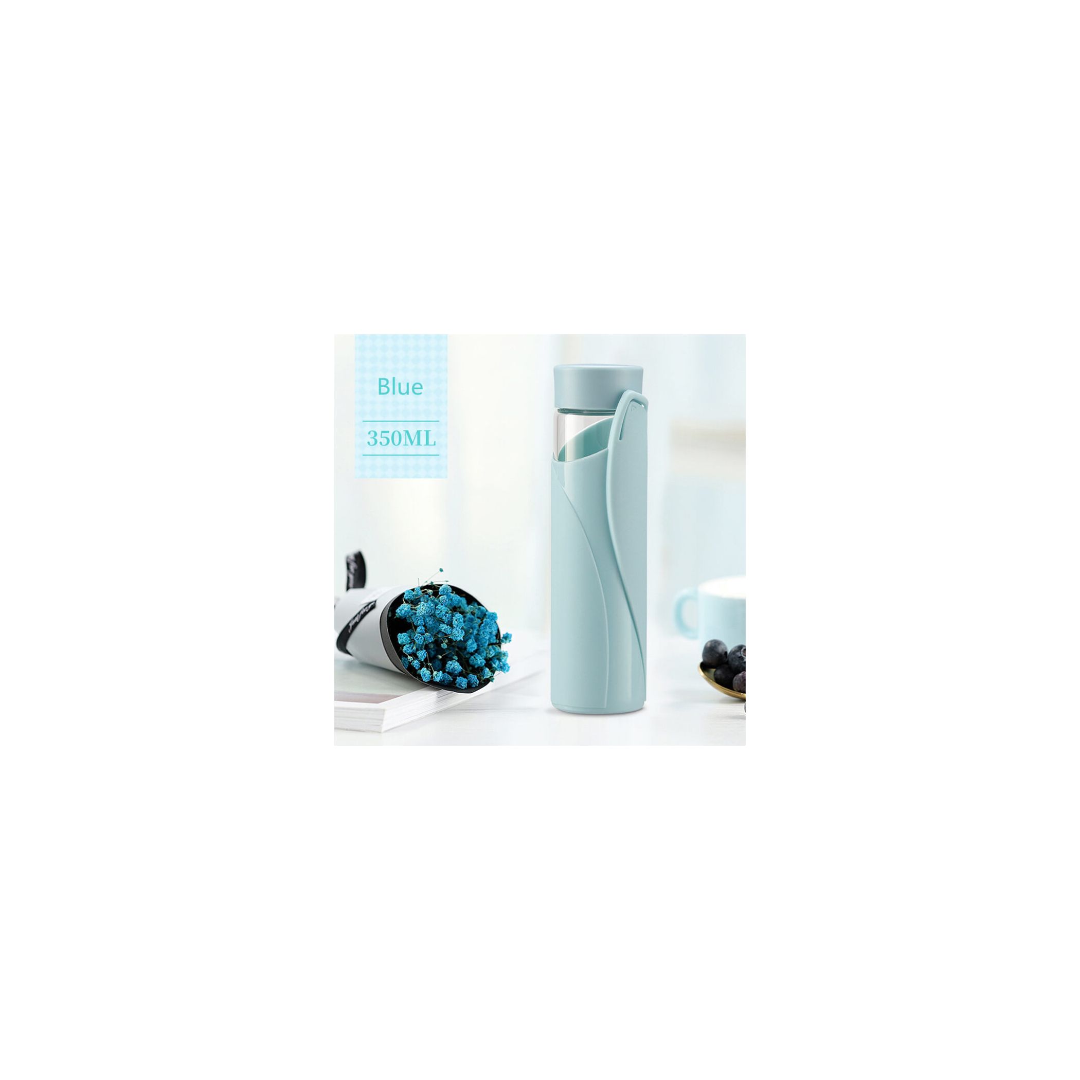 Custom Promotional BPA Free 350ml Portable Thermal Glass Drinking Water ...