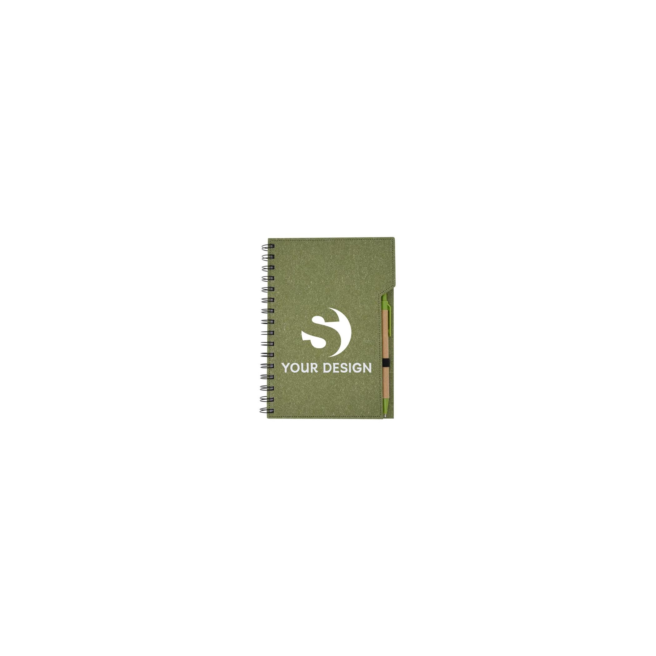 Eco-Friendly Inspire Spiral Notebook - Organize Creatively