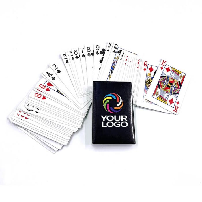 Custom Logo Printed Game Cards Paper Playing Cards Poker Cards for ...