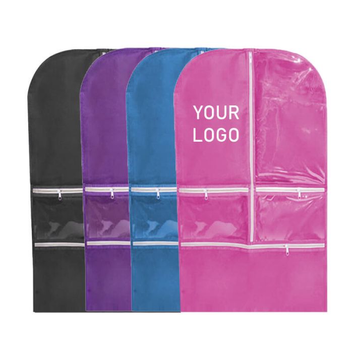 Personalized Monogrammed Garment bags with Shoe Pocket & Pouches