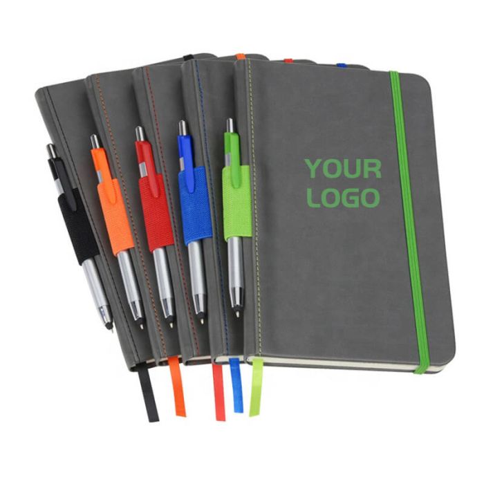 Marketing Giveaways Office Notebooks with Pen Promotional Notebook with ...