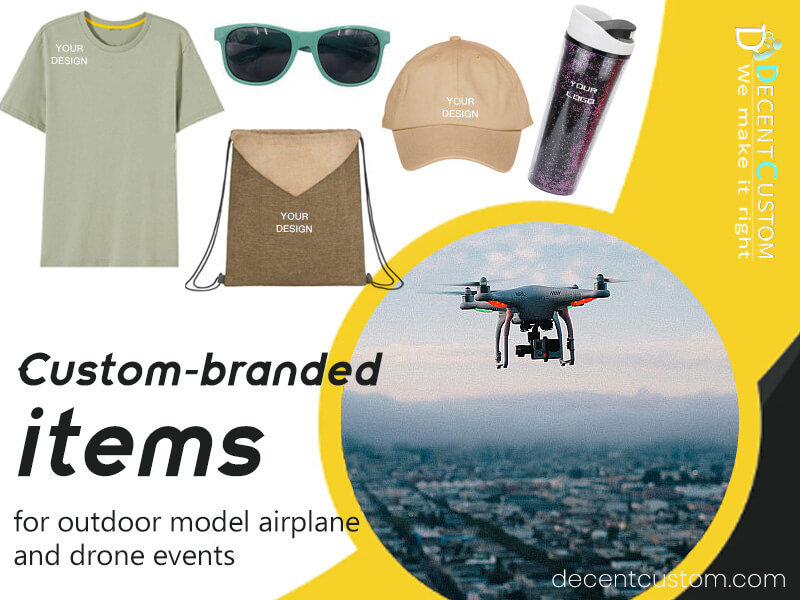 Harness Custom Branded Items for Model Airplane and Drone Events