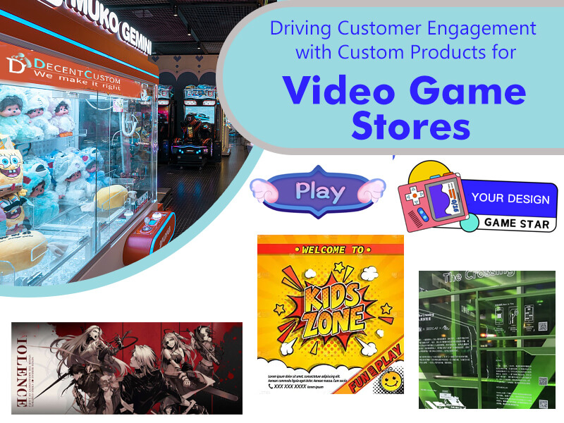 Unleashing the Power of Custom Products in Video Gaming Stores | Decentcustom
