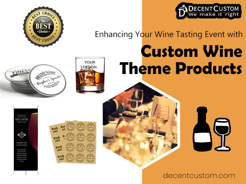 Elevate Your Wine Tasting Event with Unique, Custom Wine-themed ...