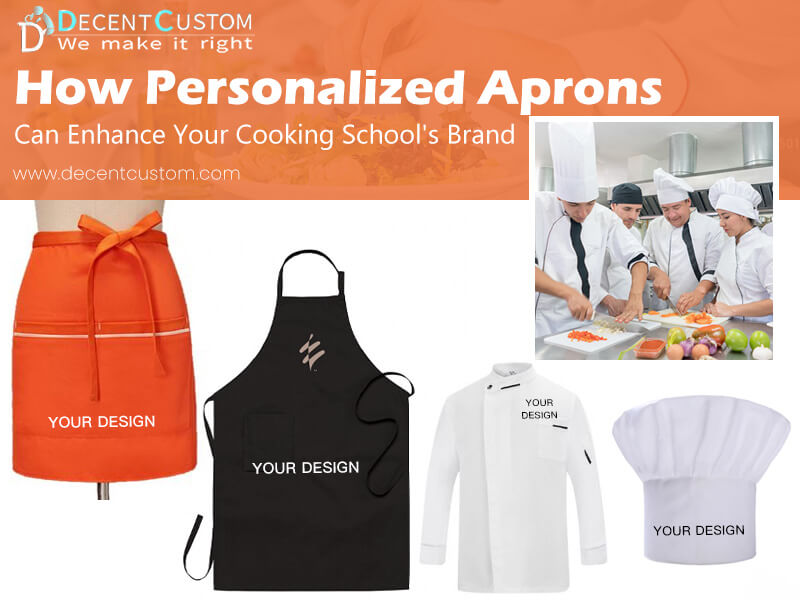 Elevate Your Cooking School's Brand with Exquisite Personalized Aprons ...