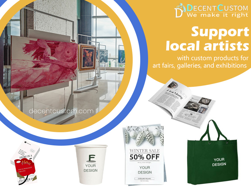 Empower Local Artists with Custom Promotional Products for Art Events