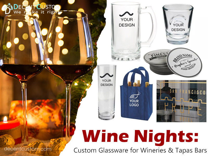 Wine Nights: Elevate The Experience with Custom Glassware | Decentcustom