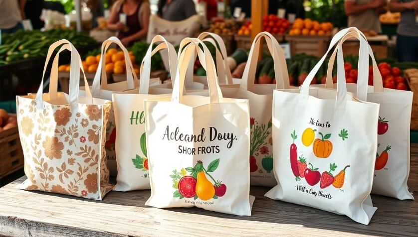 Custom Reusable Shopping Bags: The Go-To Solution for Farmers' Market ...